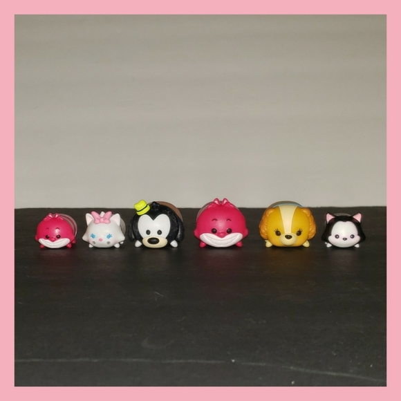 Disney | Toys | Disney Tsum Tsum 6 Piece Bundle Cats Dogs | Poshmark